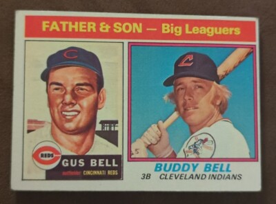 1976 Topps Gus Bell Buddy Bell #66 Cincinnati Reds Indians EX Condition ...