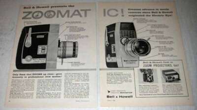 1960 2-pg Bell & Howell Zoomatic 8mm Movie Camera Ad | eBay