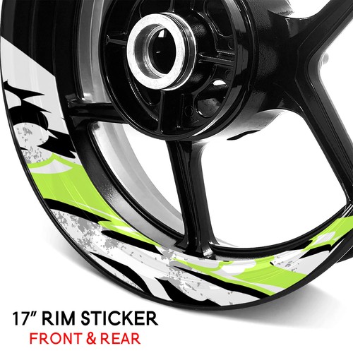 17 inch Vinyl Wheel Rim Stickers S22W For Honda CBF1000 00 07 08 09 10 ...