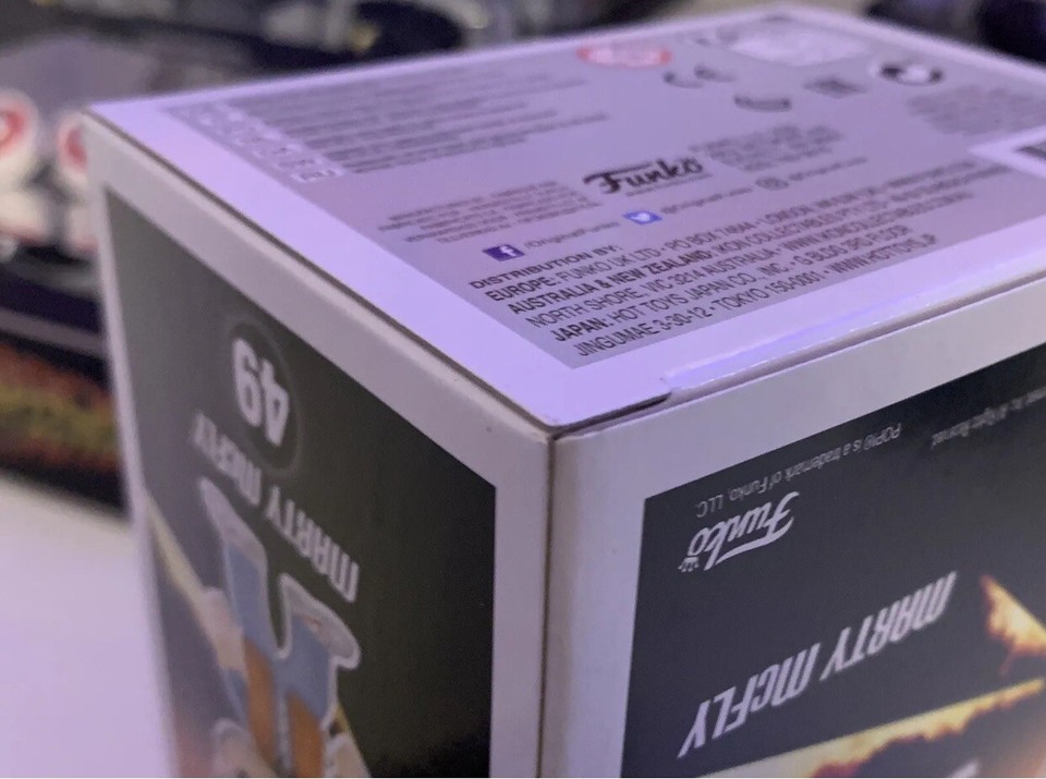 Funko Pop Marty McFly Plutonium 49 Double Signed by MJF & Christoper ...