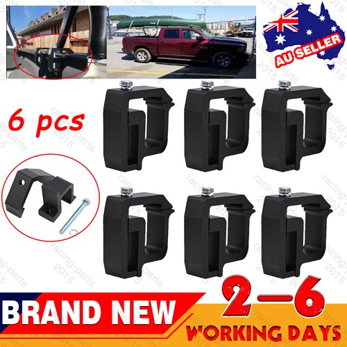 6X Ute Canopy Removable Mounting Clamps Clamping Fitting Set Aluminum G ...