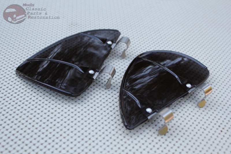 Custom Vintage Style Car Vent Wing Window Air Breeze Wind Deflectors ...