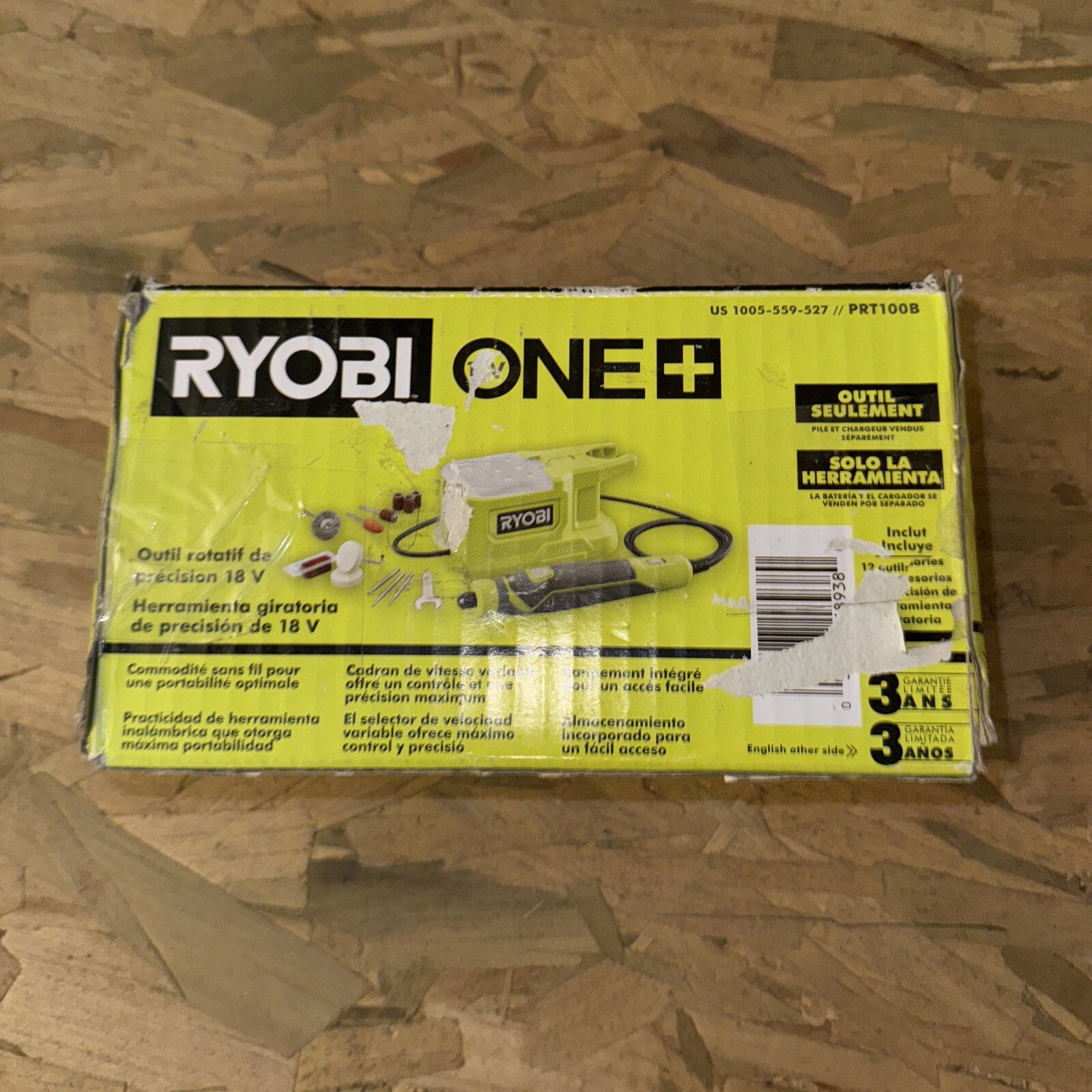 USED - RYOBI PRT100B 18v Precision Rotary Tool (TOOL ONLY) 33287189380 ...
