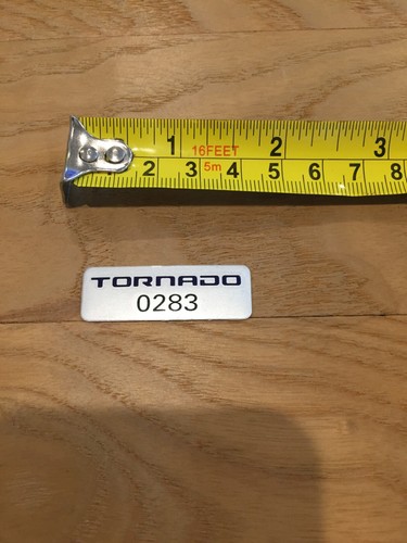 Genuine Ford FPV BA BF Build Number Badge Decal Emblem FPV F6 Tornado ...