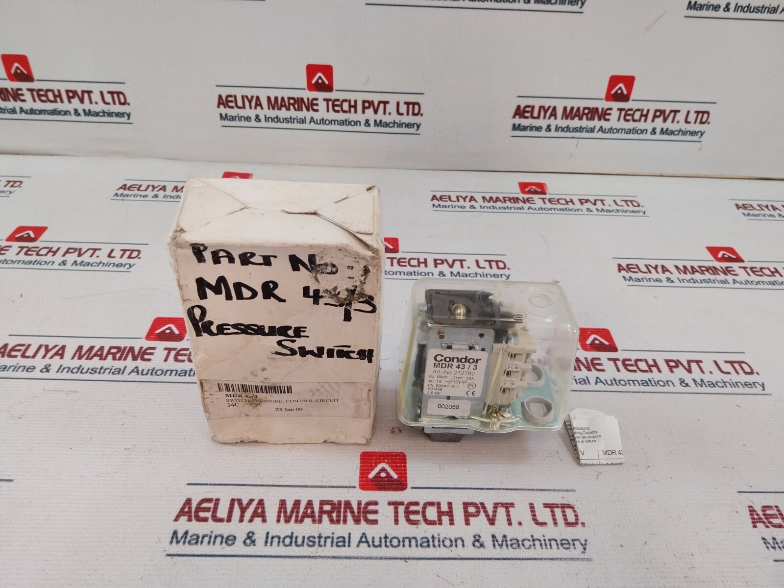 Condor MDR 43/3 Compressor Pressure Switch 0.5-3 Bar | eBay