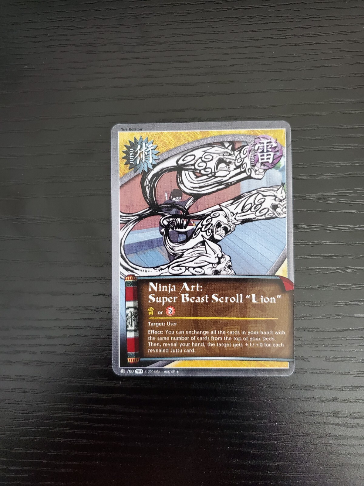 Naruto CCG Tournament Pack 1 - NINJA ART: SUPER BEAST SCROLL "LION" - J ...