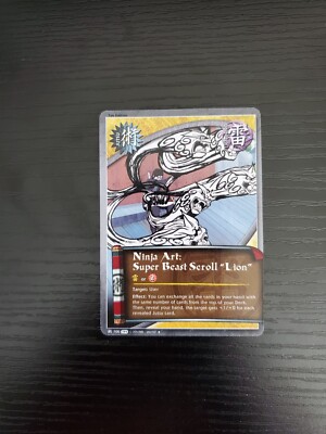 Naruto CCG Tournament Pack 1 - NINJA ART: SUPER BEAST SCROLL "LION" - J ...