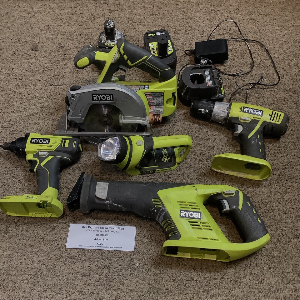 ryobi tool set combo 103772-1 JE ~OBO | eBay