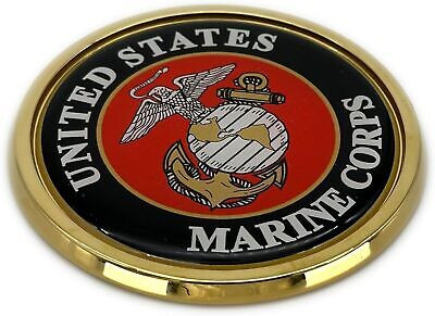 U.S. Marine Corp EGA 3" Gold USMC Auto Emblem | eBay