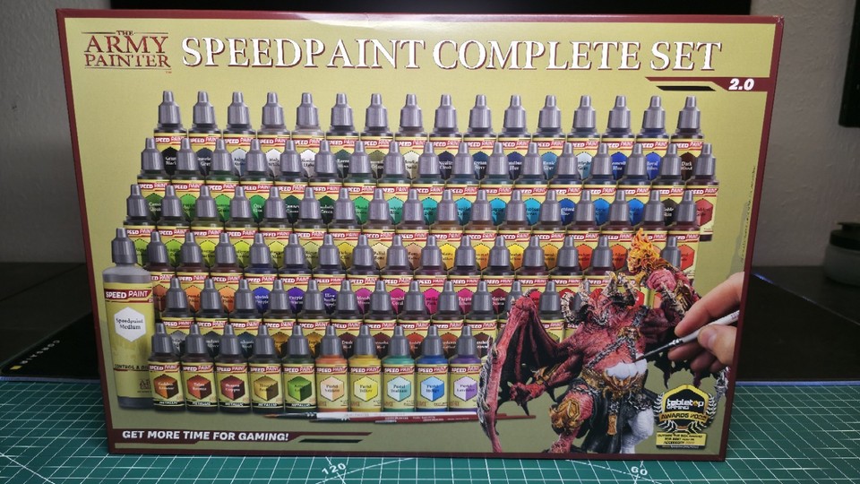 Army Painter Speedpaint Complete Set 2.0 (With Custom Painted Bottle ...