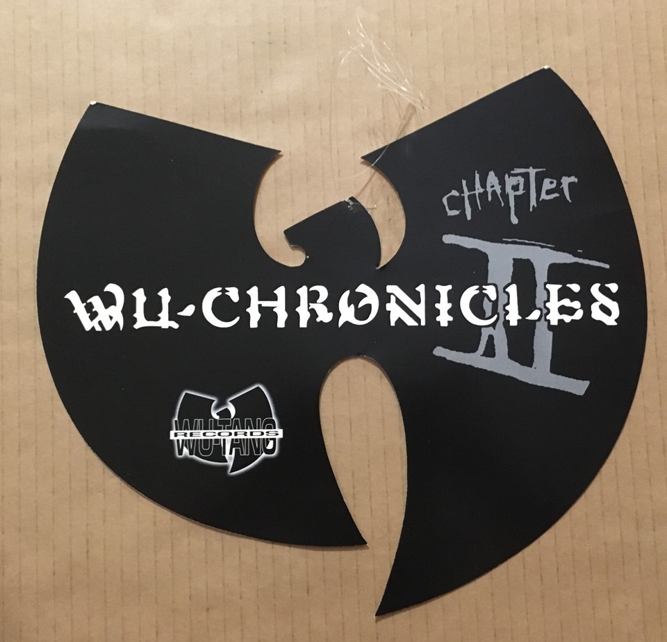 WU TANG CLAN Rare 2001 DIE CUT PROMO CARDSTOCK MOBILE DISPLAY for ...
