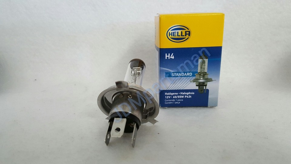 HELLA Headlight Bulb H4 Halogen 12V - 55/60w fits Nissan Infiniti | eBay