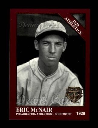 1994 Conlon Burgundy #1144 Eric McNair 1929 Athletics 8 - NM/MT | eBay