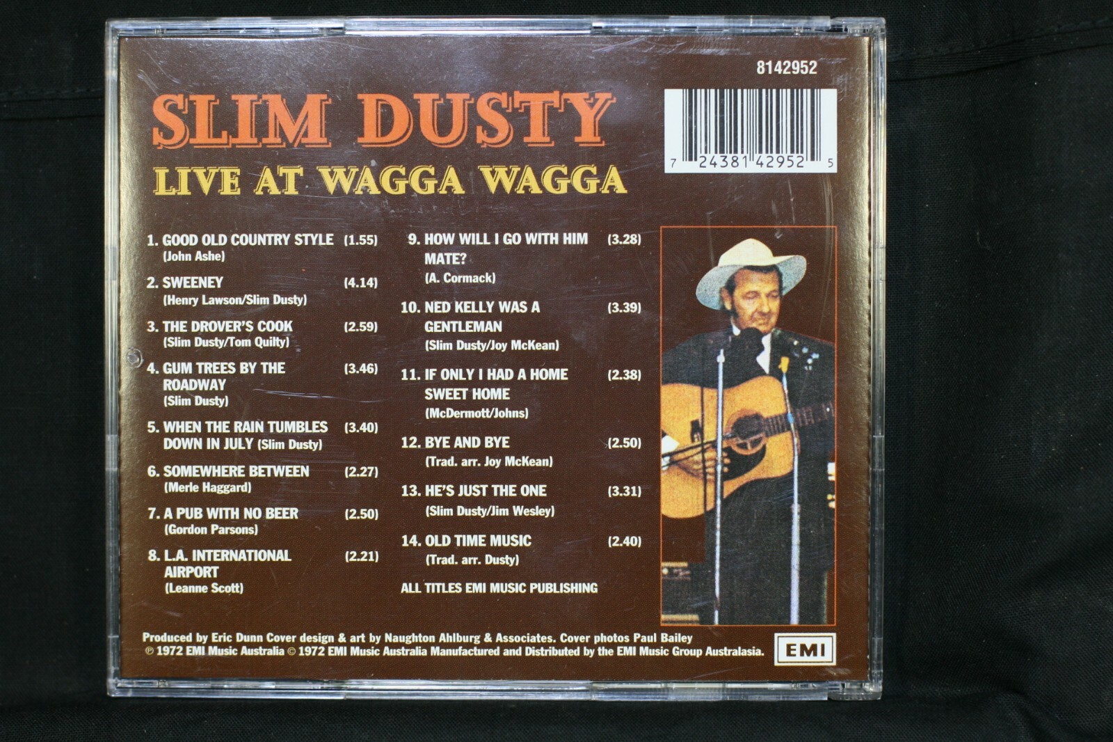 Slim Dusty ‎– Live At Wagga Wagga - Australian Country Music CD | eBay ...