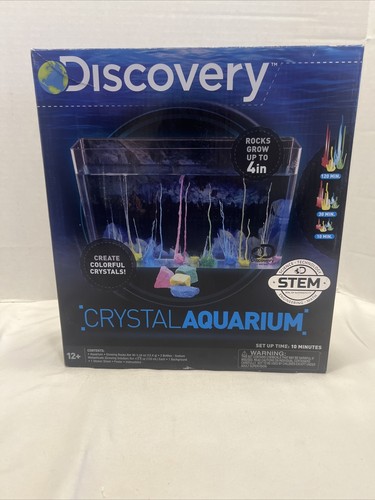 Discovery Crystal Growing Aquarium Kit Magic Rocks Science NIB ...