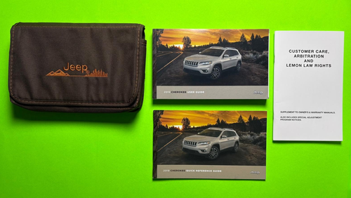 2019 Jeep CHEROKEE Factory User Guide Owners Manual Set & Case *OEM* | eBay