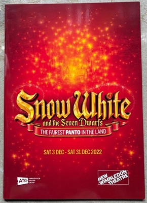 Snow White Theatre Pantomime Programme - New Wimbledon Theatre | eBay UK