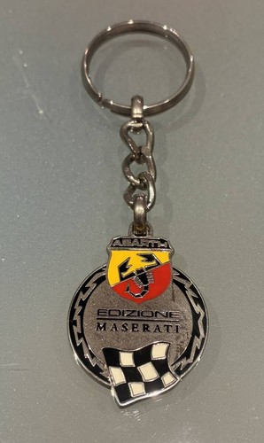 Abarth 695 Editzione Maserati Genuine Keychain Rare Japan Unused | eBay