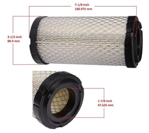 Air Filter for John Deere X495 X595 X740 X744 X748 X748SE X749 and F735 ...