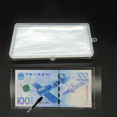 100 Pcs Paper Money Storage Box Album Currency Banknote Case Holder ...