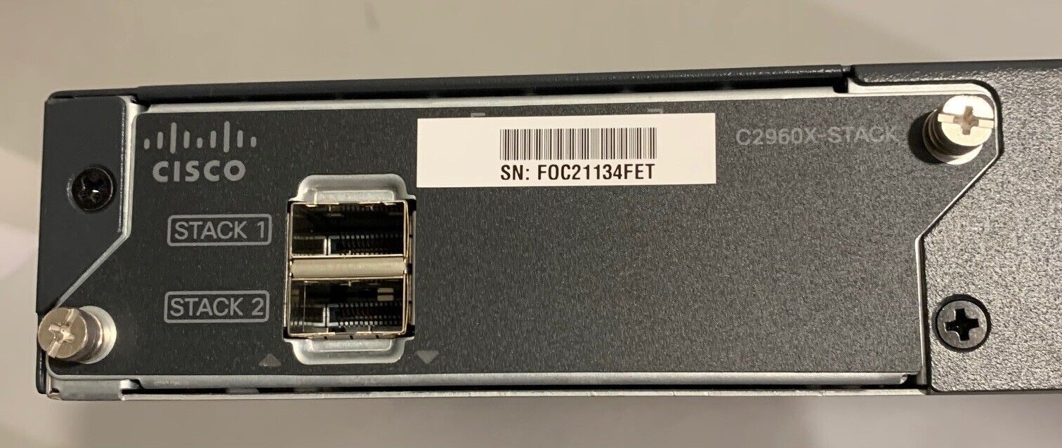 Switch Cisco Catalyst WS-C2960X-48LPS-L V05 48 Anschlüsse Und Modul ...