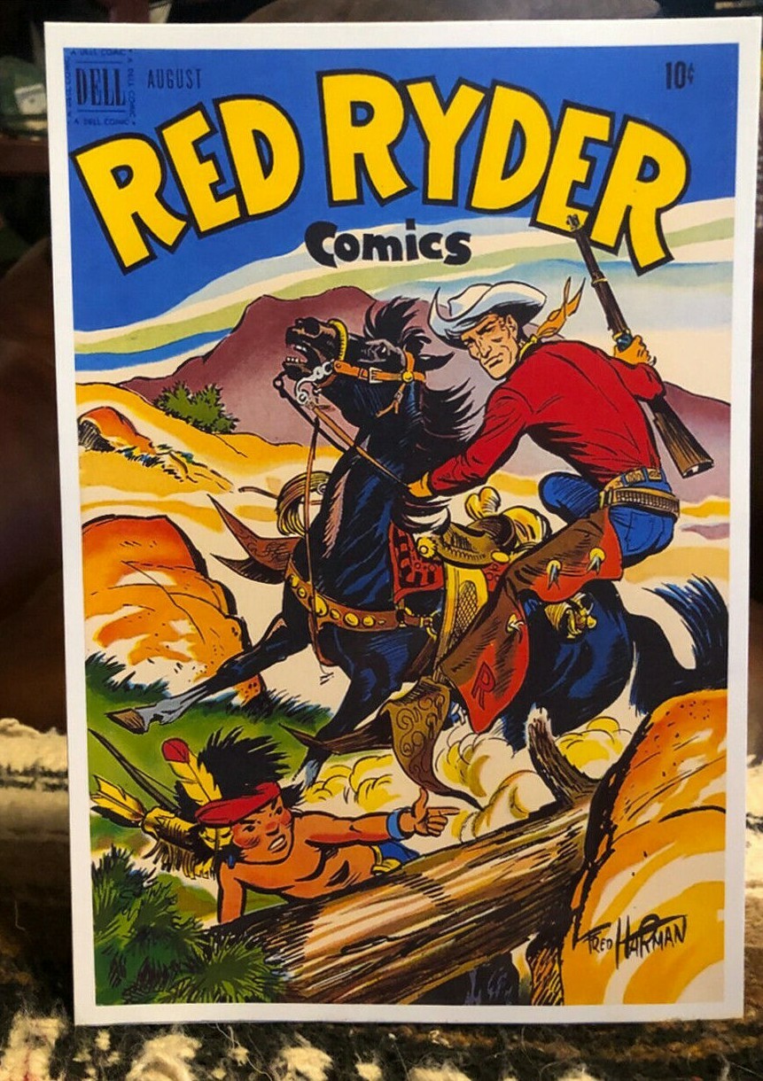 Red Ryder Western Cowboy Color Comic Book Tabletop Display Standee 8" X ...