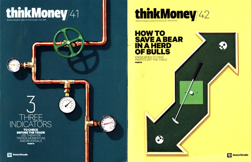 2 THINKMONEY TD AMERITRADE ISSUES #41 & #42 EQUITIES OPTIONS FUTURES ...