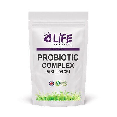 Probiotics Complex 60 Billion CFU 15 Active Bacteria Strain | eBay UK