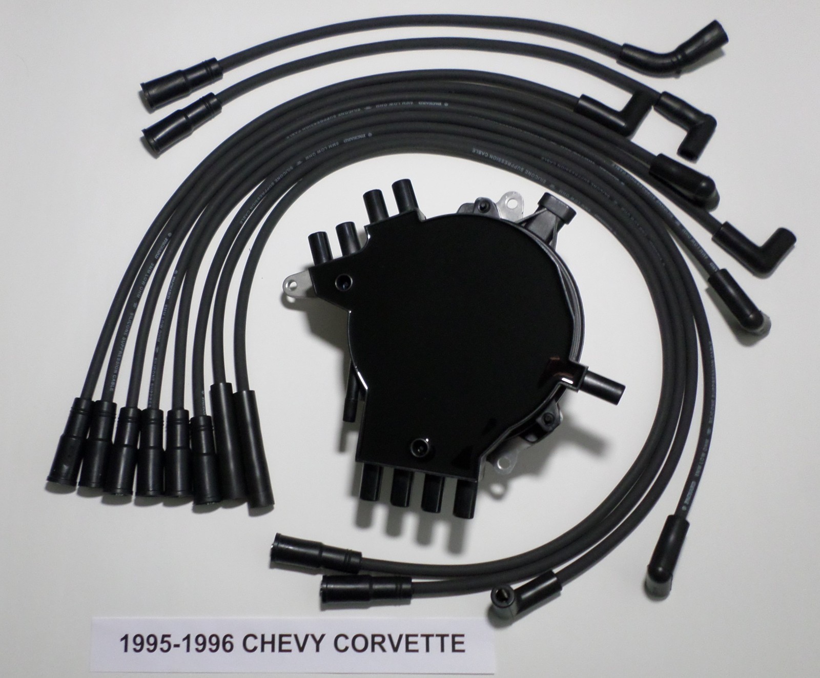 CHEVY CORVETTE 1995-1996 LT1 5.7L OPTISPARK Distributor & BLACK Spark ...