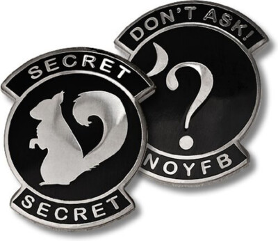 NEW USAF Don't Ask Secret Squirrel NOYFB Challenge Coin | eBay