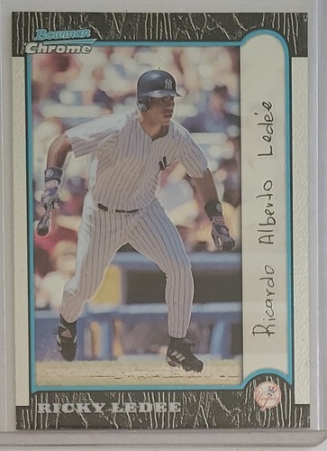 1999 Bowman Chrome #101 Ricky Ledee New York Yankees Baseball Card | eBay