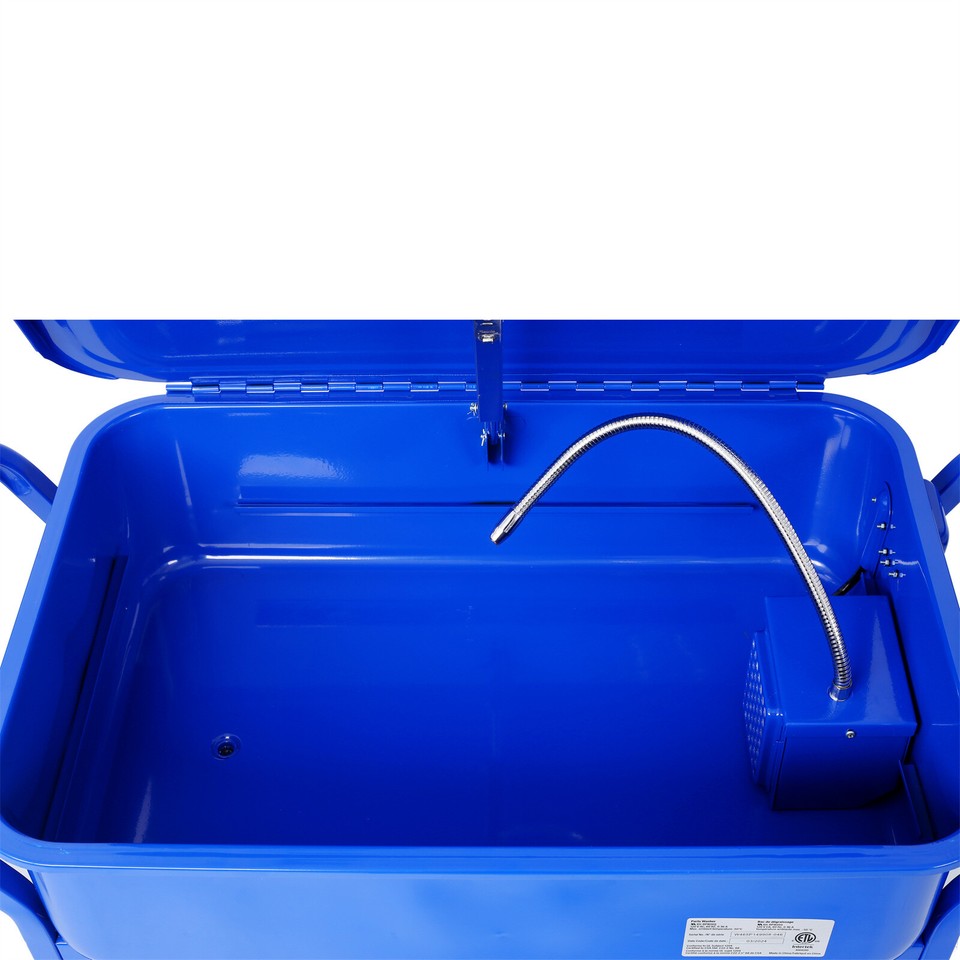 Parts Washer 20 Gallon Capacity Tank Cabinet Portable Automotive Parts ...