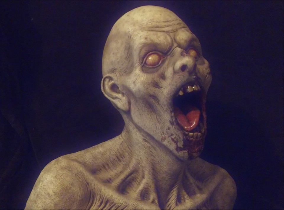 Patient Zero Zombie, Horror Lifesize Prop Bust | eBay