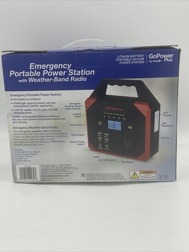 Go Power Plus GP200 Portable Power Station for sale online | eBay