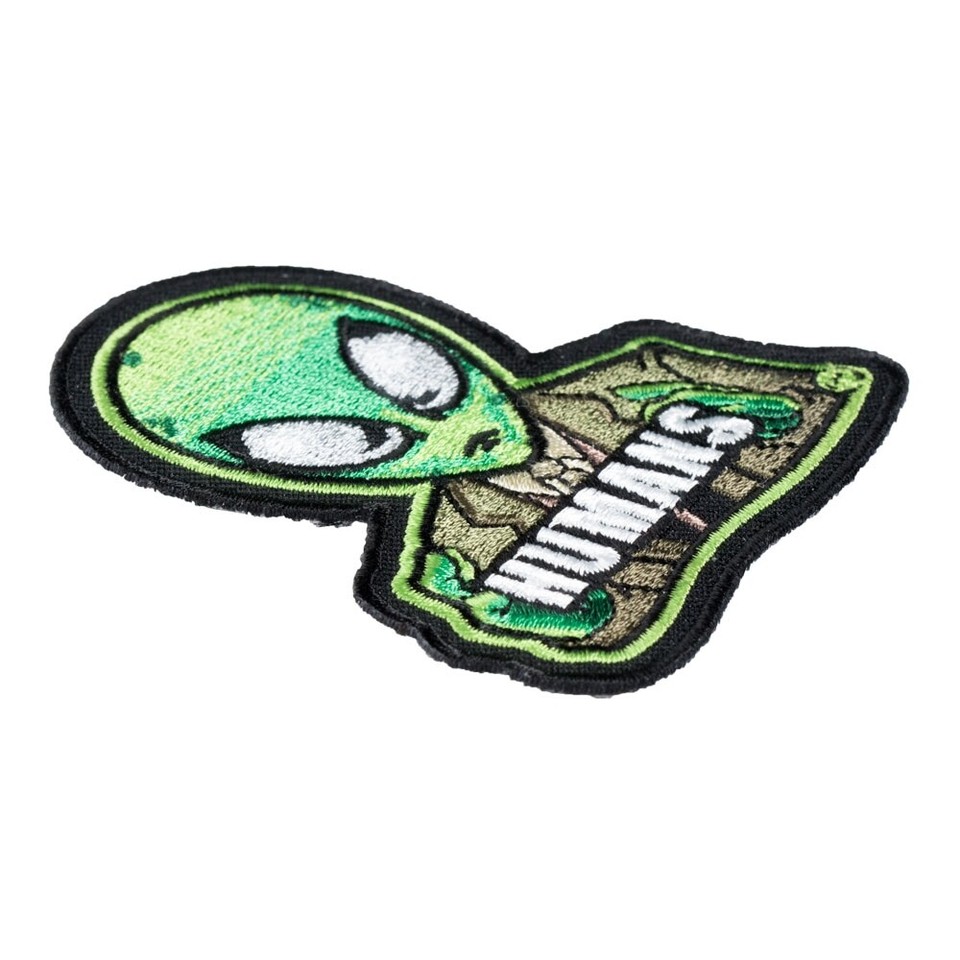 Green Alien In A Suit Patch, Fun Sci-Fi Alien Patches | eBay