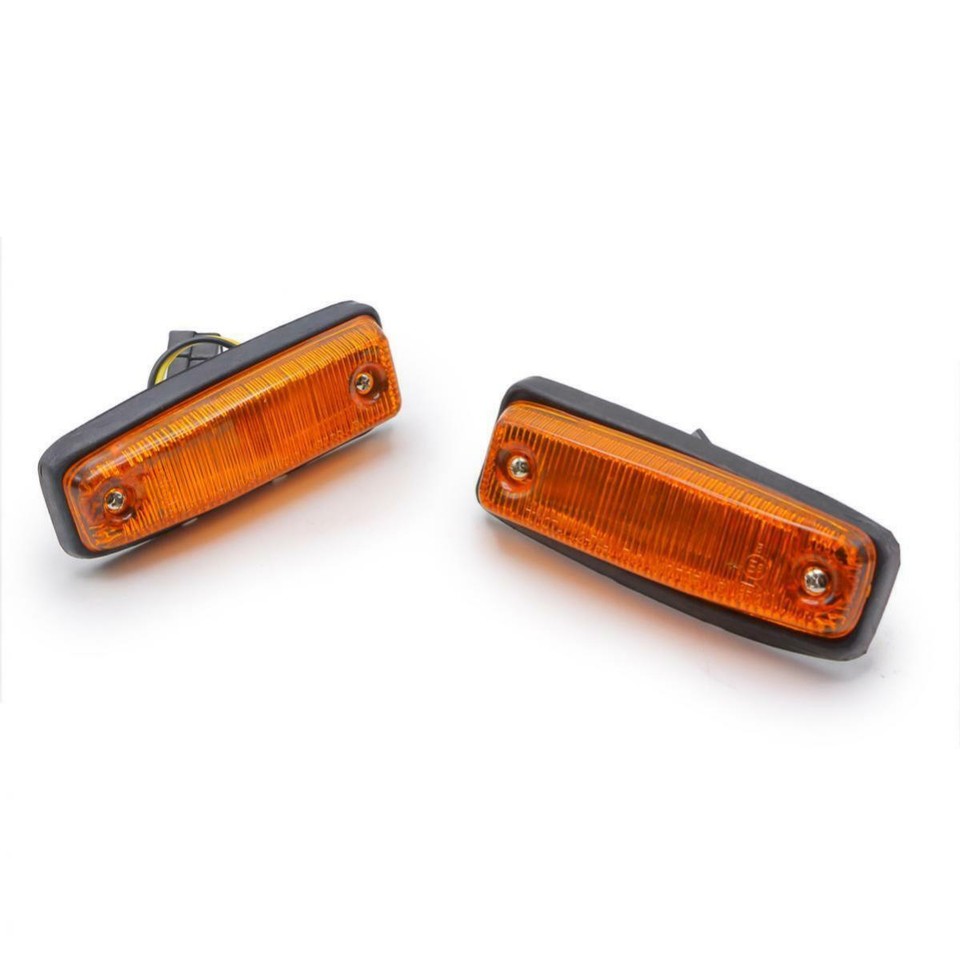Pair Orange Turn Signal Side Marker Light Lamp For Toyota Corolla KE30 ...