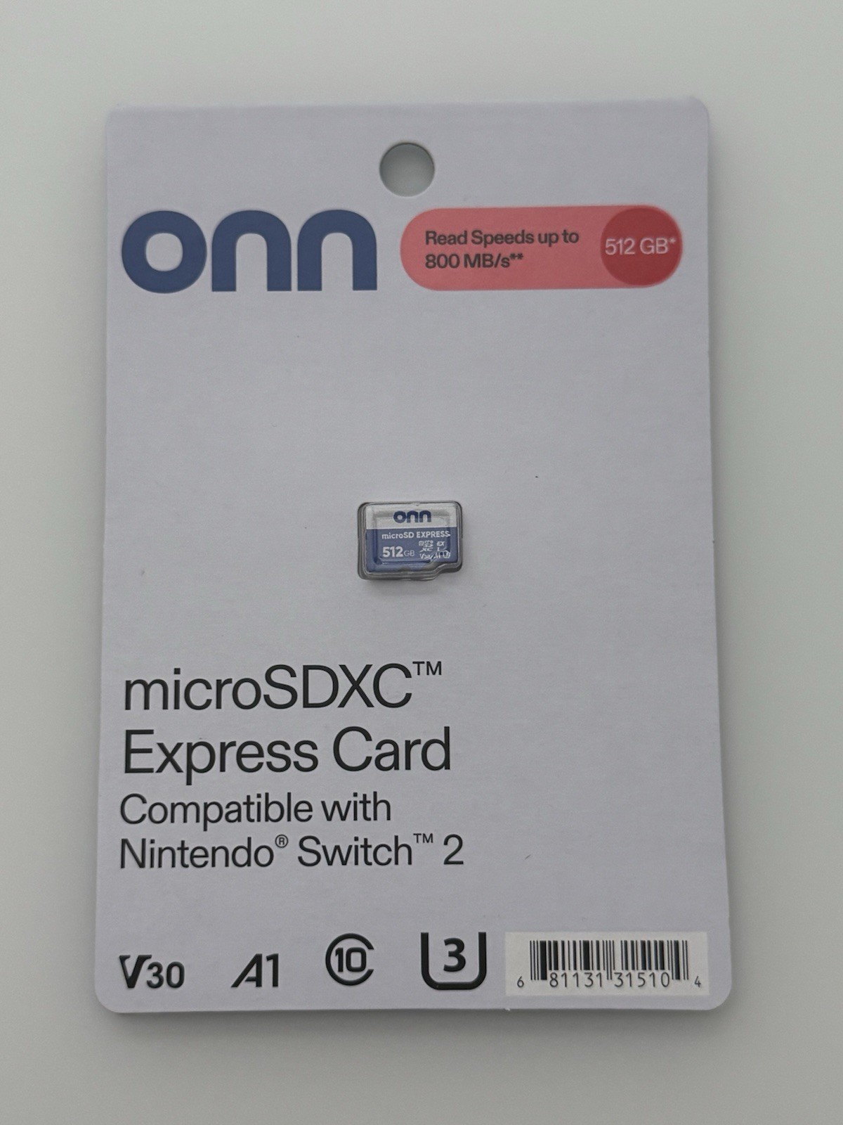 Onn 512GB Micro SD SDXC Express Card for Nintendo Switch 2, Brand New ...