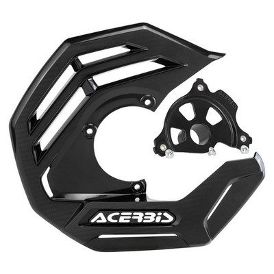 Acerbis 1987660118 X-Future Front Disc Cover w/Mounting Kit Black w ...