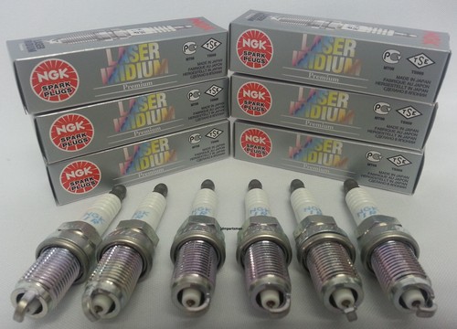 6-NGK IFR6J11 (7658) Laser Iridium Long-Life Spark Plug Pre-Gapped for ...