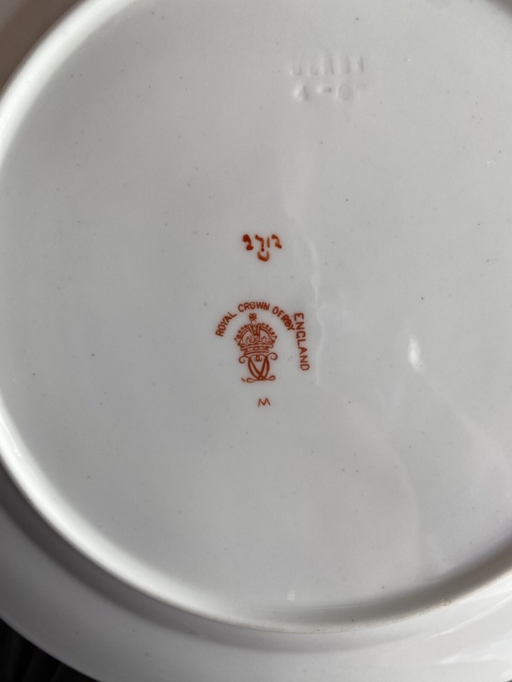 Crown Derby Amari Tea Set Antique 21 Pieces, Pattern 2712, 1907 | eBay UK