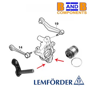 BMW BALL JOINT & INTEGRAL LINK X5 E39 E60 E61 REAR LOWER LEMFORDER ...