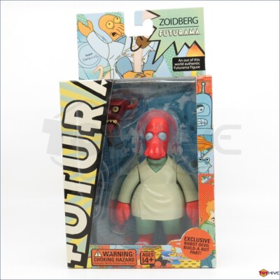 Futurama Dr. John Zoidberg action figure w/ robot devil build-a-bot ...