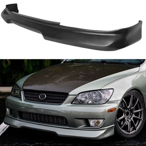 Fits 01 02 03 04 05 Lexus IS300 PU Black Front Bumper Lip Spoiler ...
