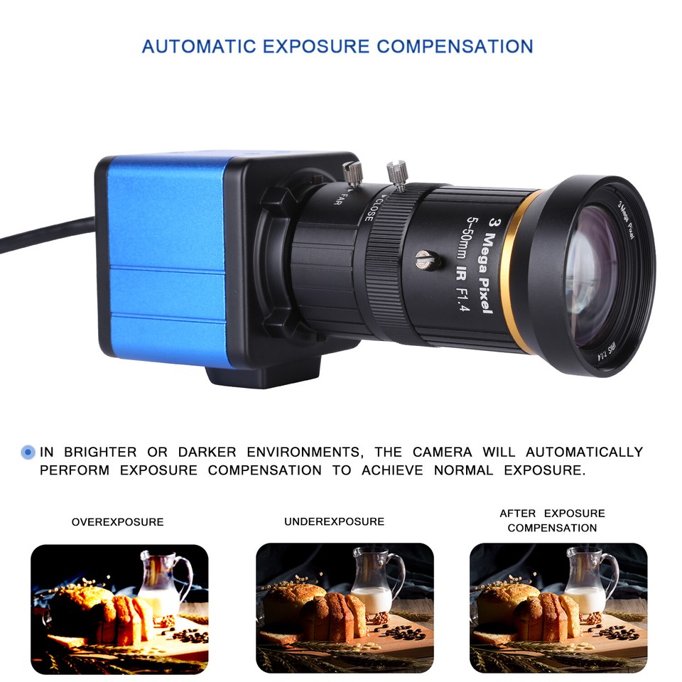 1080P HD USB Camera Computer Camera Webcam 2 Megapixels 80Degree Wide ...