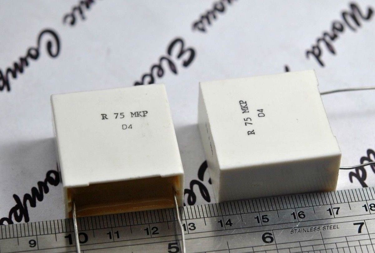 2pcs - ARCOTRONICS 3.3uF (3,3µF) 250V 5% Pitch:27.5mm Capacitor - R75 ...
