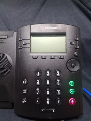 Polycom VVX300 VoIP PoE Office Business Desk Phone w/ Desktop Stand ...