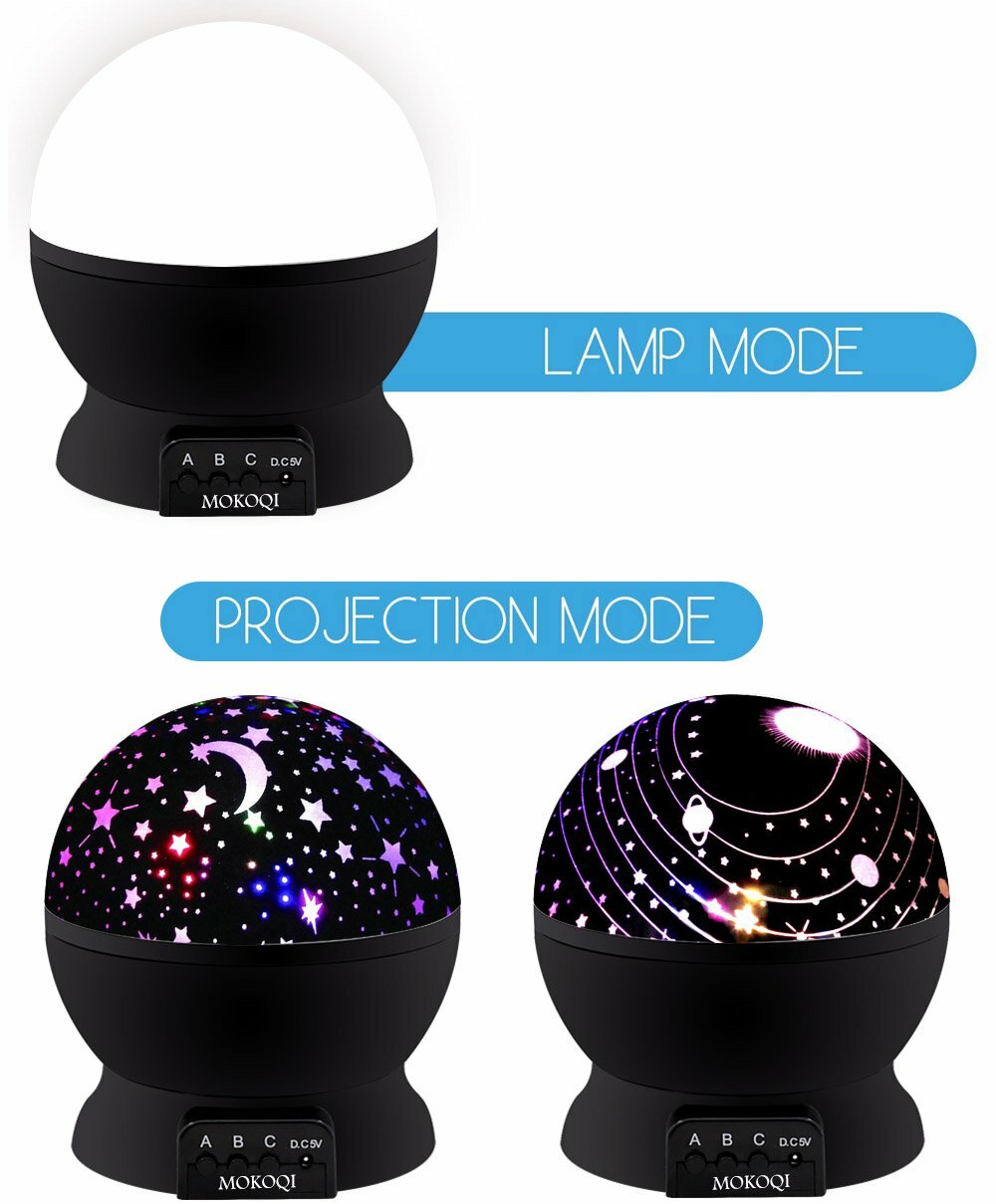 Calming Autism LED Light Sensory Projector Sky Star Night Lamp + Music ...