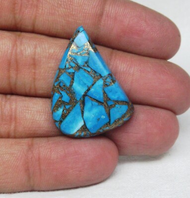 Copper Turquoise Fancy 28.70 ct Loose Gemstone Cabochon H 4740 | eBay ...