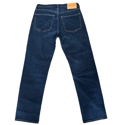 Calvin Klein Men's Standard Straight-Fit Stretch Jeans,Boston Blue 29W ...