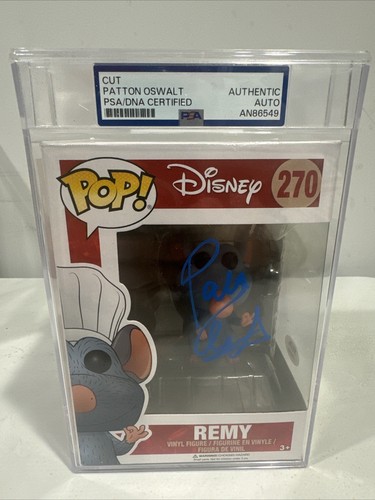 PATTON OSWALT Signed REMY Disney Funko Pop #270 RATATOUILLE Autograph ...